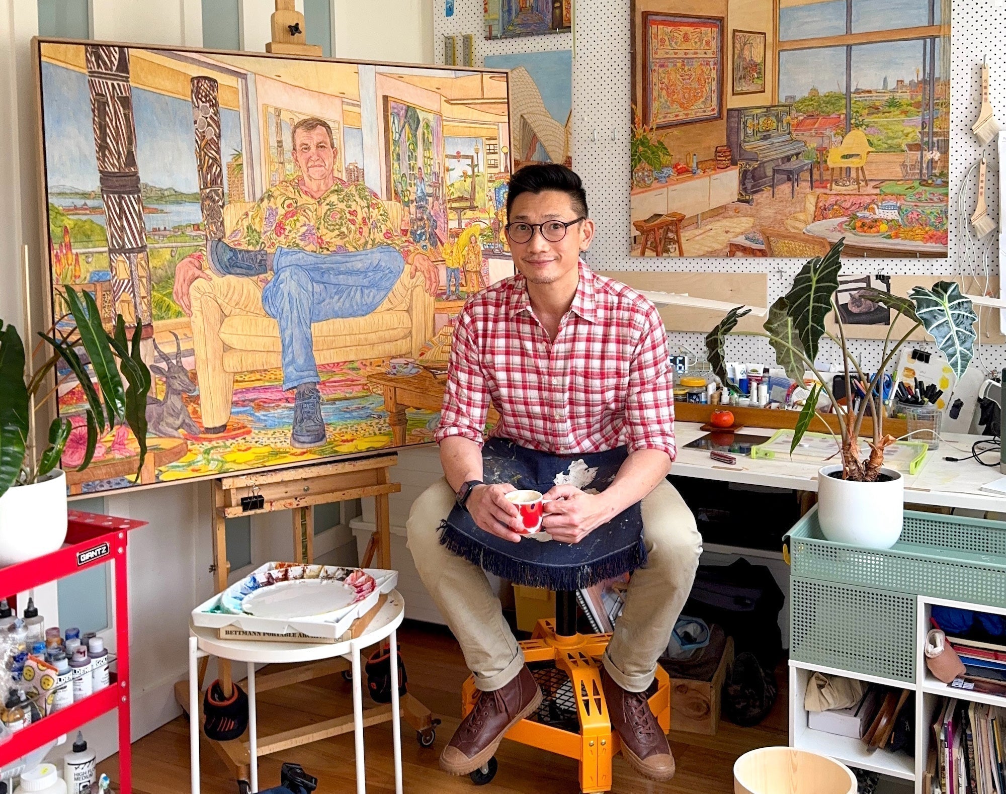Commissioned Portrait of John Feitelson – SARAH BIRTLES Art + Advice