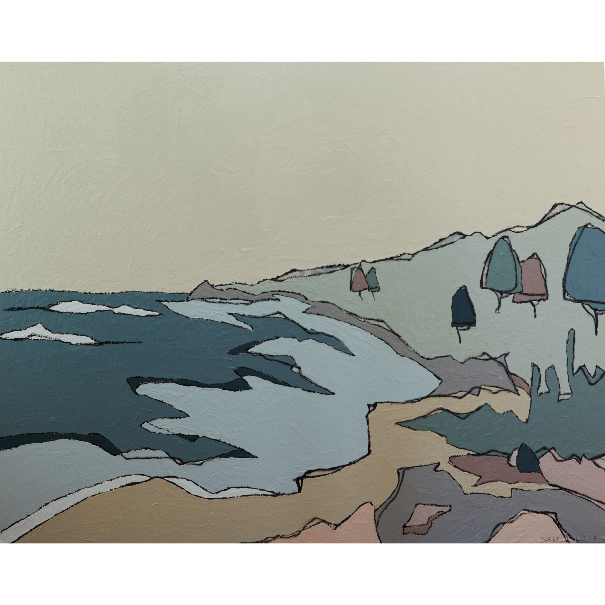 Darren White - Scrub – SARAH BIRTLES Art + Advice
