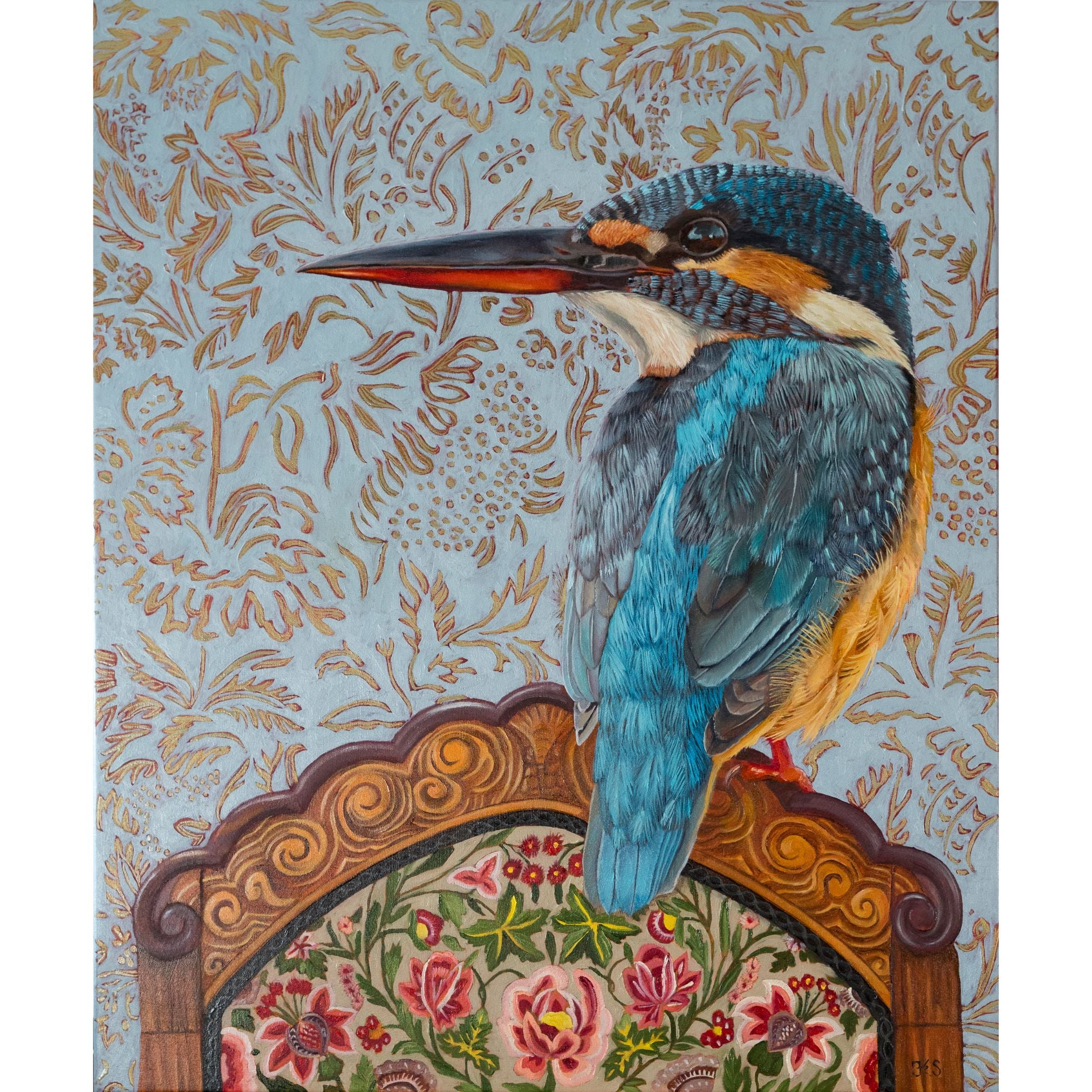 Fiona Smith - Blue Flash Common Kingfisher – SARAH BIRTLES Art + Advice