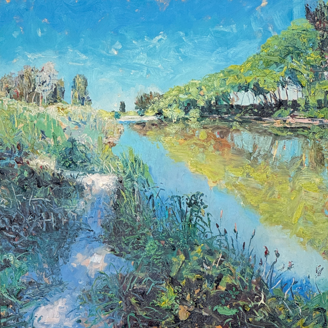 James Lyle - Morning at the Macquarie River near Evans Plains Creek ...