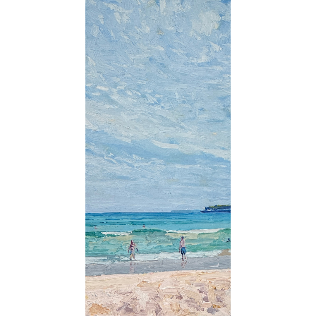 James Lyle - Bondi Afternoon Dip Thin Spring Sky – SARAH BIRTLES Art ...
