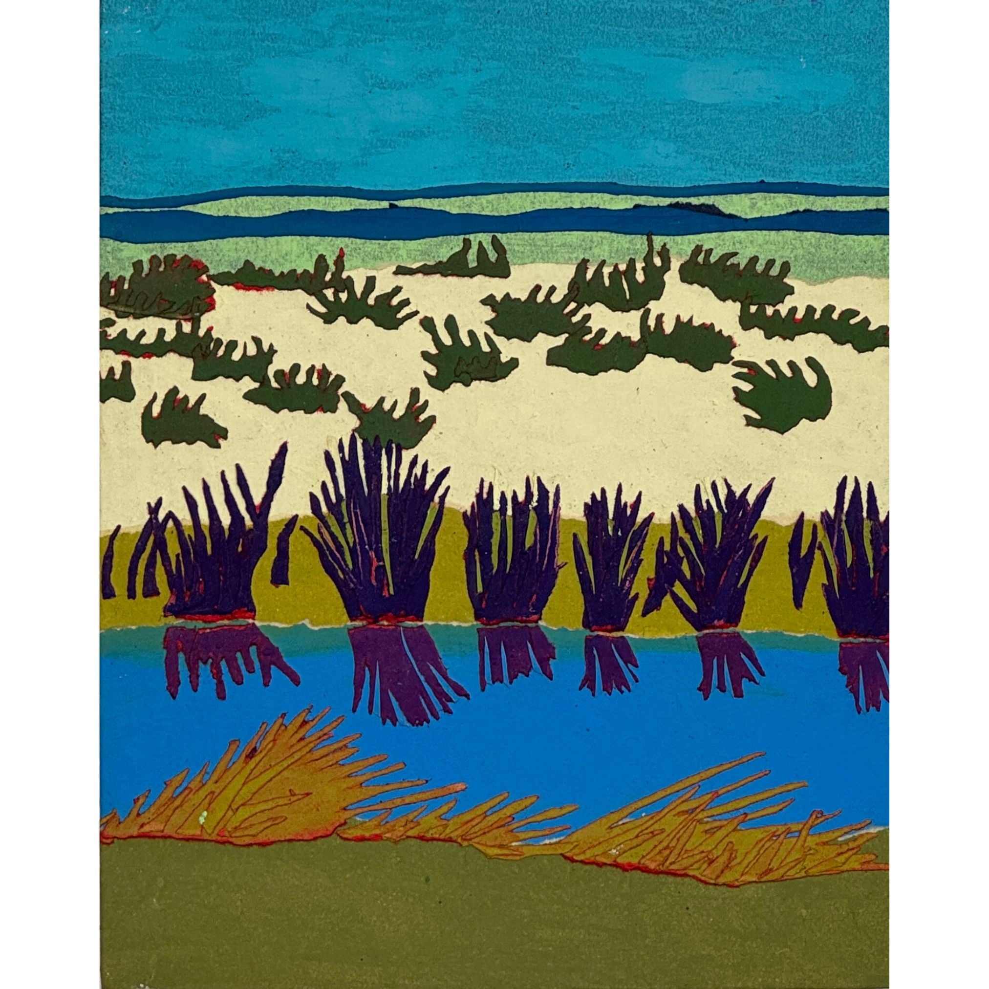 Jan Spencer - Marshland Reflections, Geographe Bay, noongar Boodja, We ...