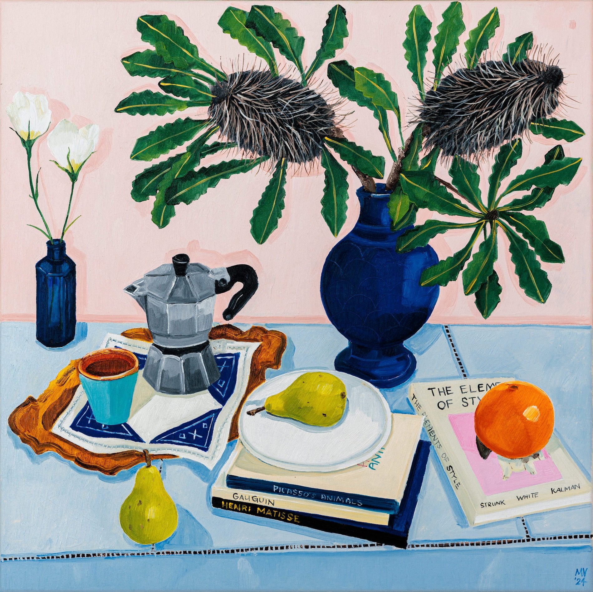 Melanie Vugich - Coastal Banksias & My Old Bialetti – SARAH BIRTLES Art ...